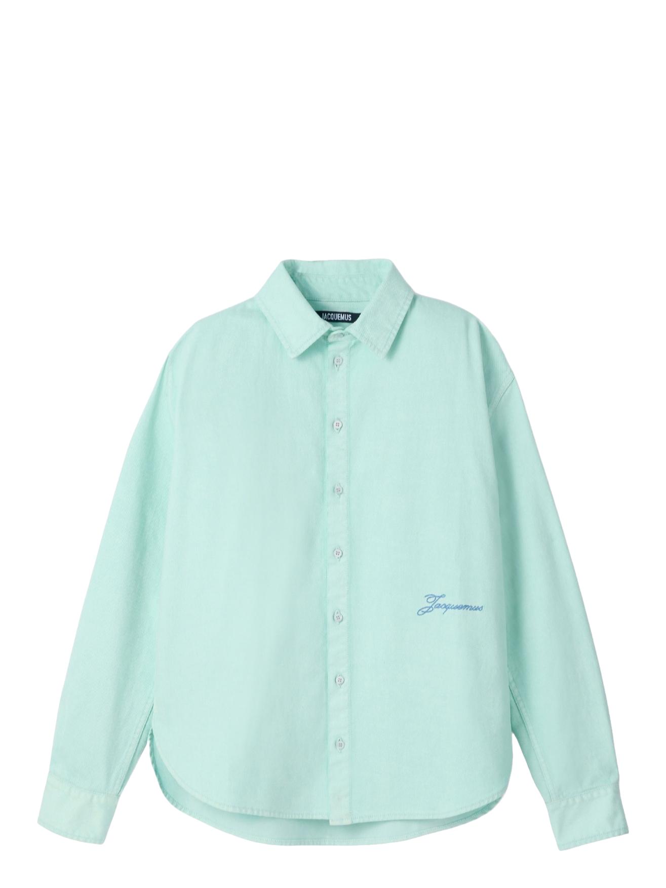 JACQUEMUS Jacquemus Logo Embroidered Long-Sleeve Shirt